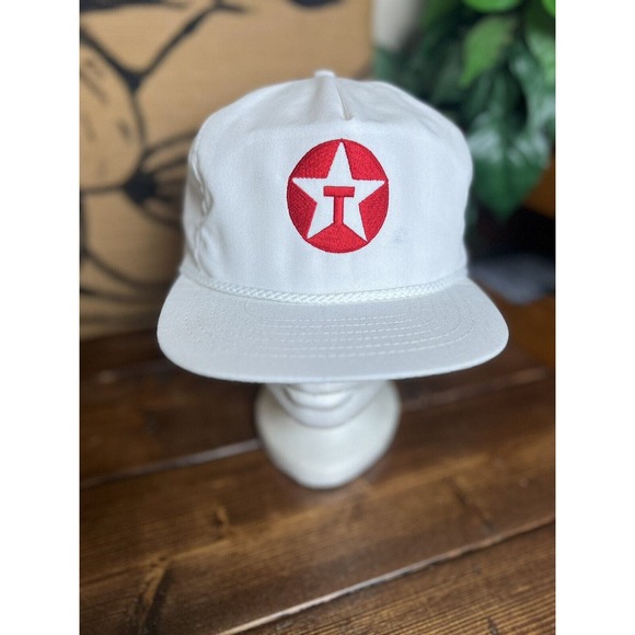 swingster | Accessories | Vintage Texaco Swingster Cap Hat White Rope ...